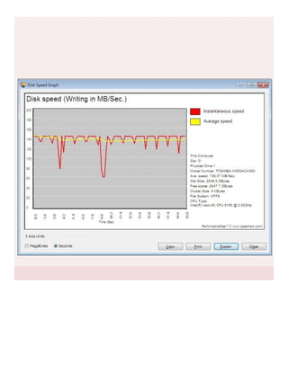 Hardware Test Analysis Worksheet HDD Benchmark | PDF