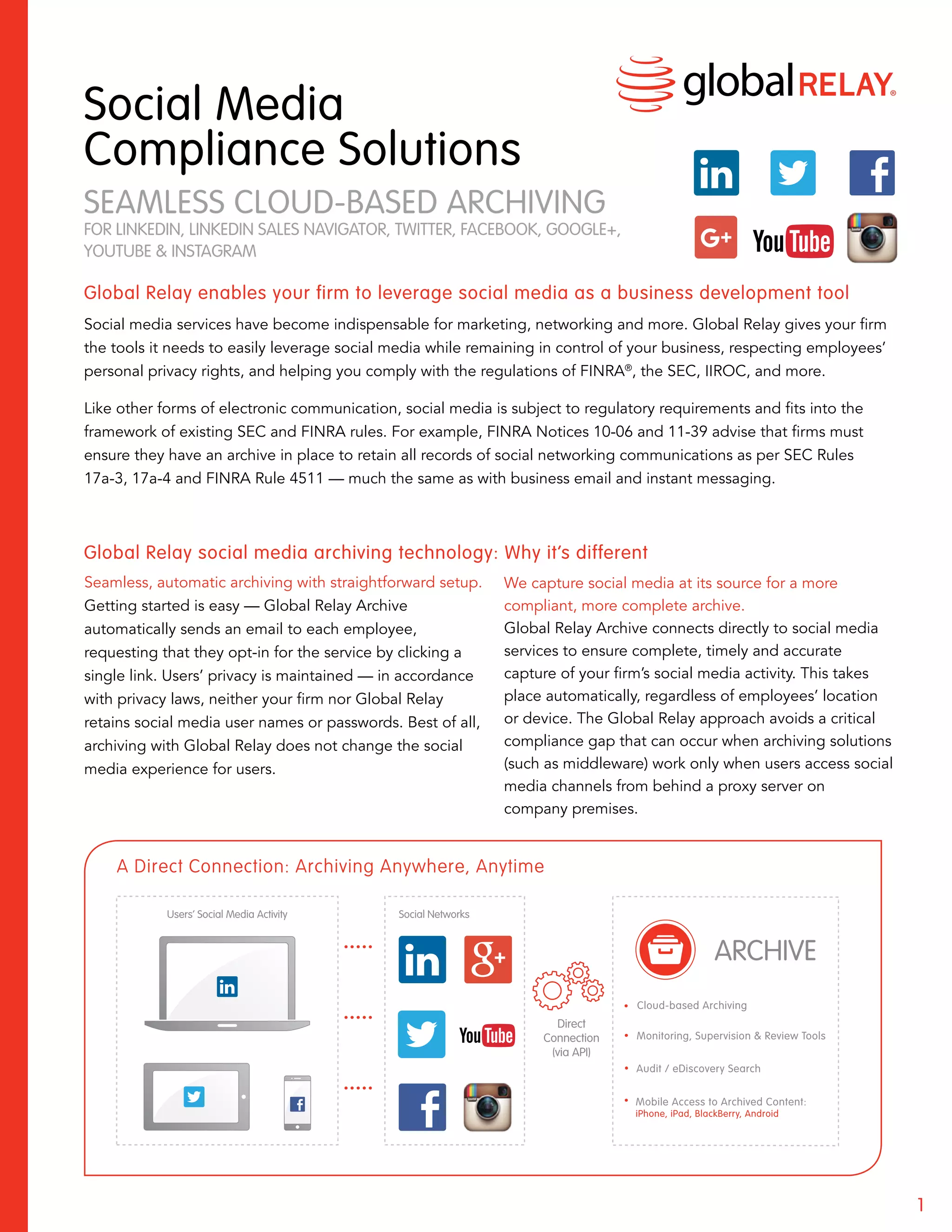 globalrelay_archive_social_media_compliance_solutions_overview | PDF