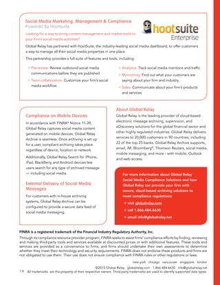 globalrelay_archive_social_media_compliance_solutions_overview | PDF