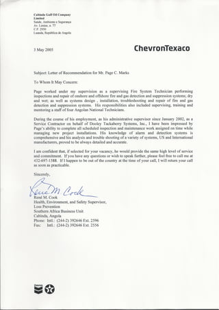 RC Letter of Recommendation | PDF