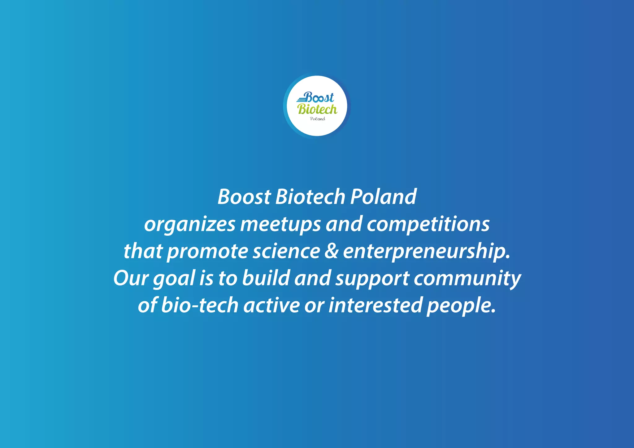 Boost Biotech - general presentation | PPT