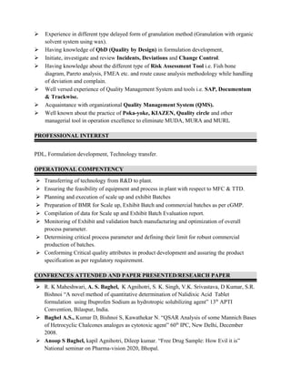 anoop singh's cv. | DOC