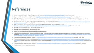 Consultancy Case Study Telefonica | PPTX | Telecommunications Industry ...