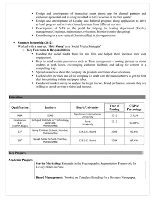 Reshul Mittal - Curriculum Vitae | DOC