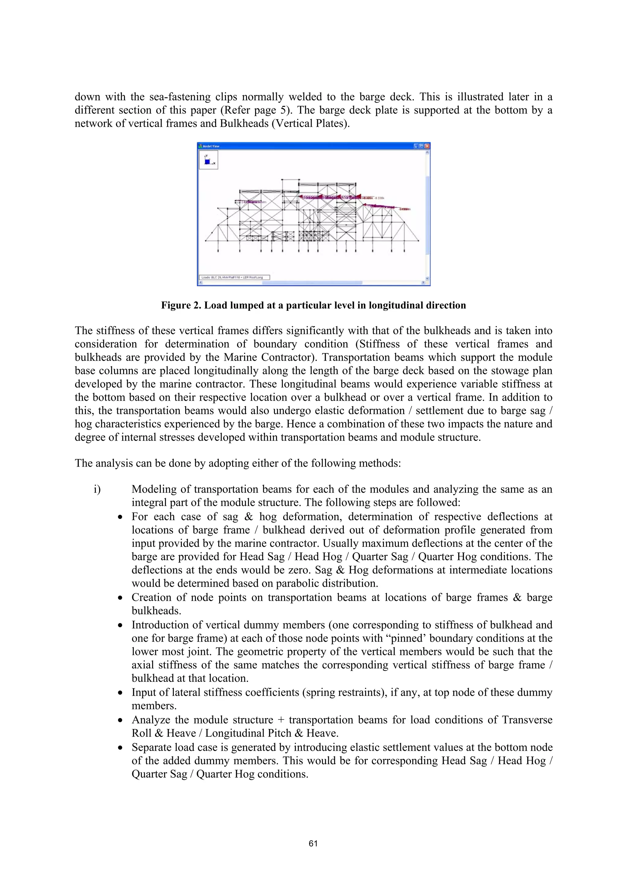 Barge Transportation Analysis & Load out activities in Modular ...