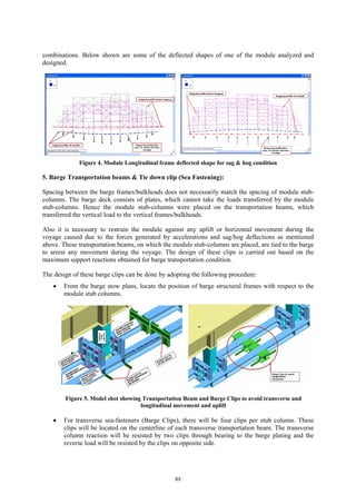 Barge Transportation Analysis & Load out activities in Modular ...