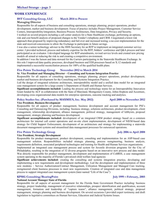 Resume Mike Strange BST 2-19-15 HHS | PDF