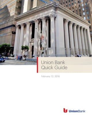 Union Bank Brand quick guide | PDF