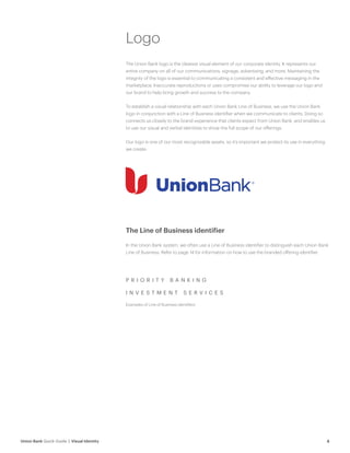 Union Bank Brand quick guide | PDF