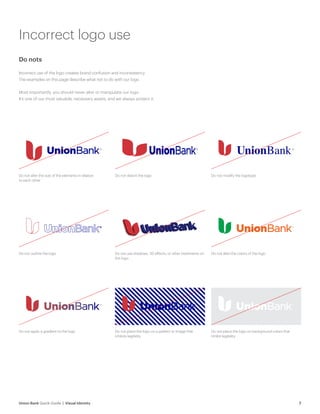 Union Bank Brand quick guide | PDF