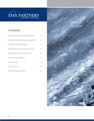 EMA Partners International - Global Corporate Brochure | PDF | Business ...