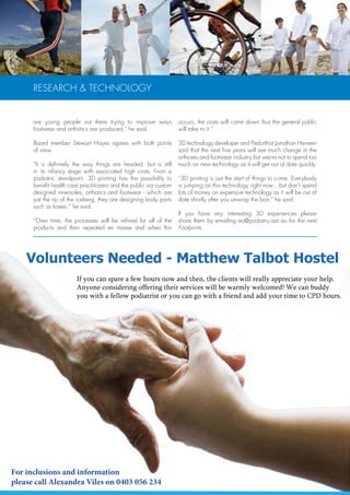 Footprints-3D World Article | PDF