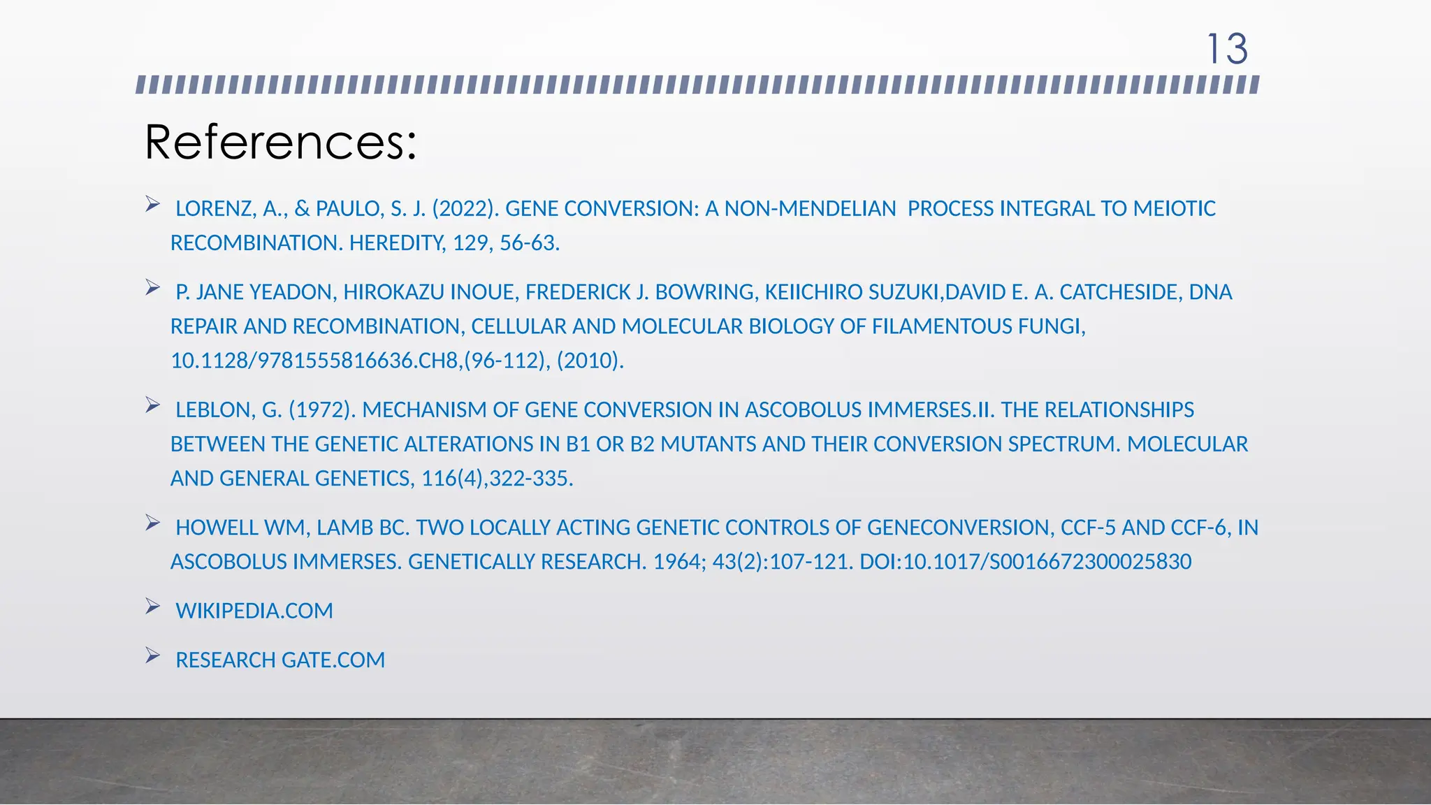 The Molecular Basis of Gene conversion ppt.pptx