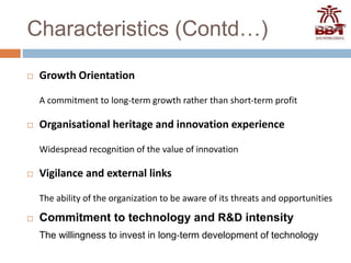 Organizational Characteristics | PPTX