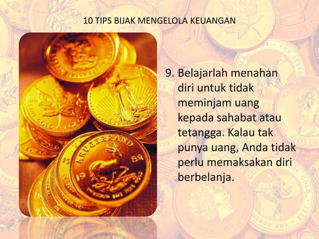 Sepuluh Tips Bijak Mengelola Keuangan | PPSX