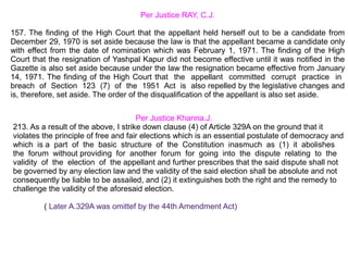 38th and 39th amendments and the verdict of Allahabad High Court | ODP