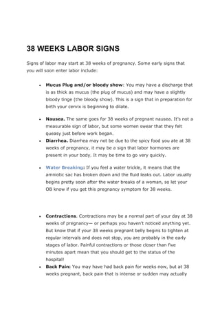 38 weeks pregnant | PDF