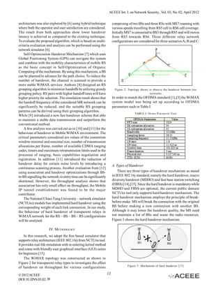 Handover Behaviour of Transparent Relay in WiMAX Networks | PDF
