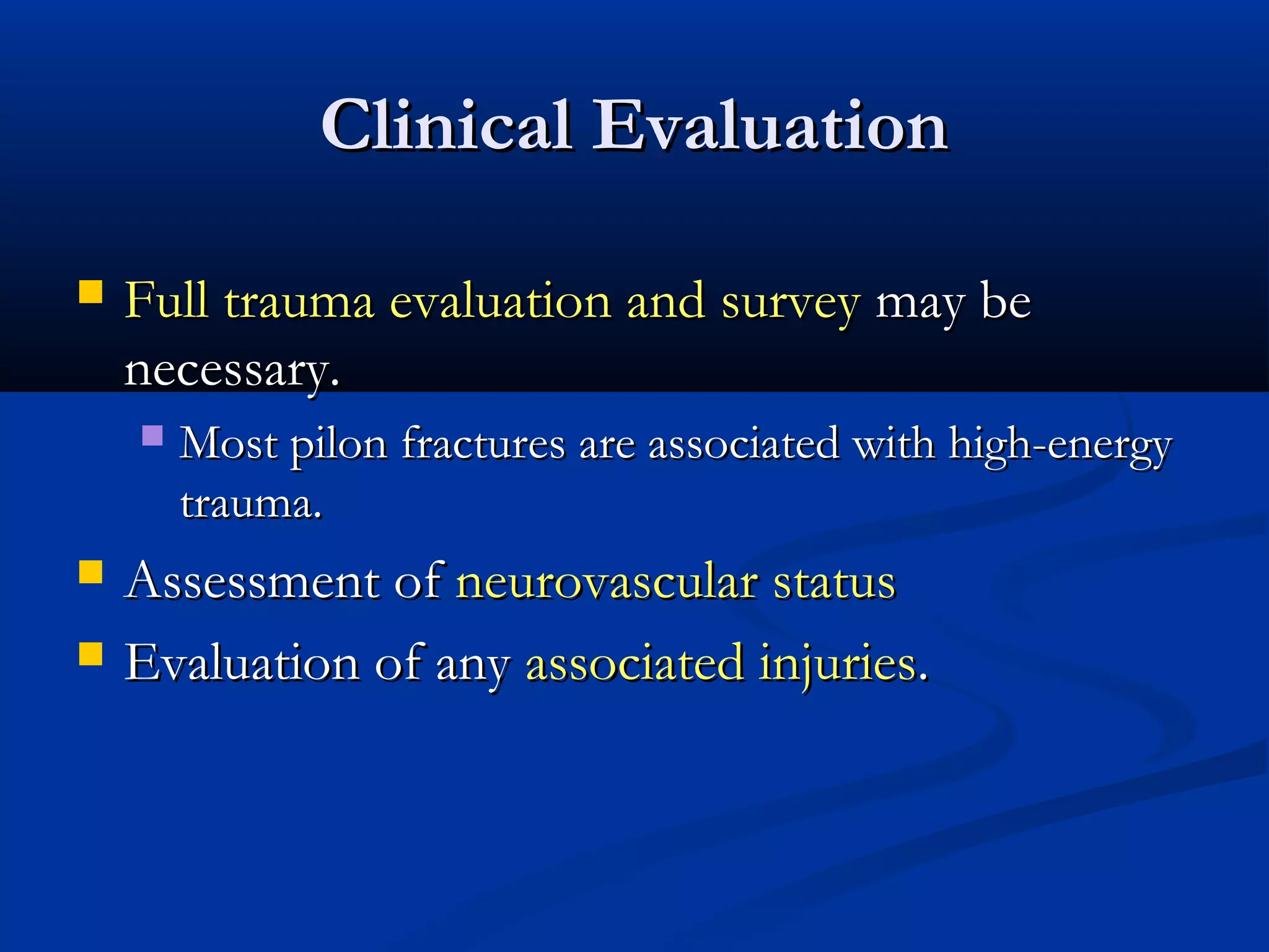 39. tibial plafond (pilon) fractures | PPT