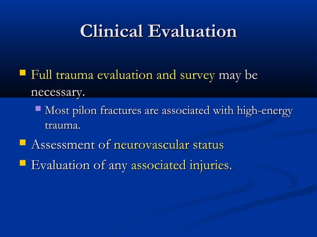 39. tibial plafond (pilon) fractures | PPT | Death, Injury, or Military ...