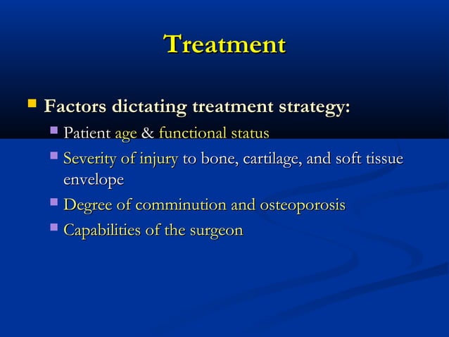 39. tibial plafond (pilon) fractures | PPT | Death, Injury, or Military ...