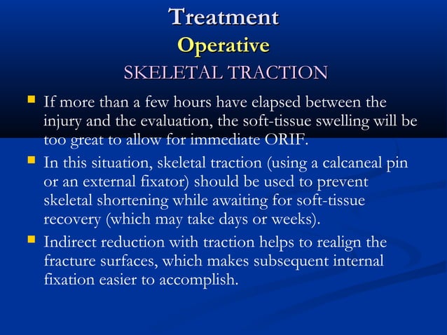 39. tibial plafond (pilon) fractures | PPT | Death, Injury, or Military ...