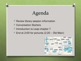 39. conversation starters, leap chapter 7 | PPT