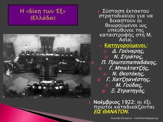 Ενότητα 39: Εξελίξεις σε Ελλάδα και Τουρκία μετά τον μικρασιατικό ...