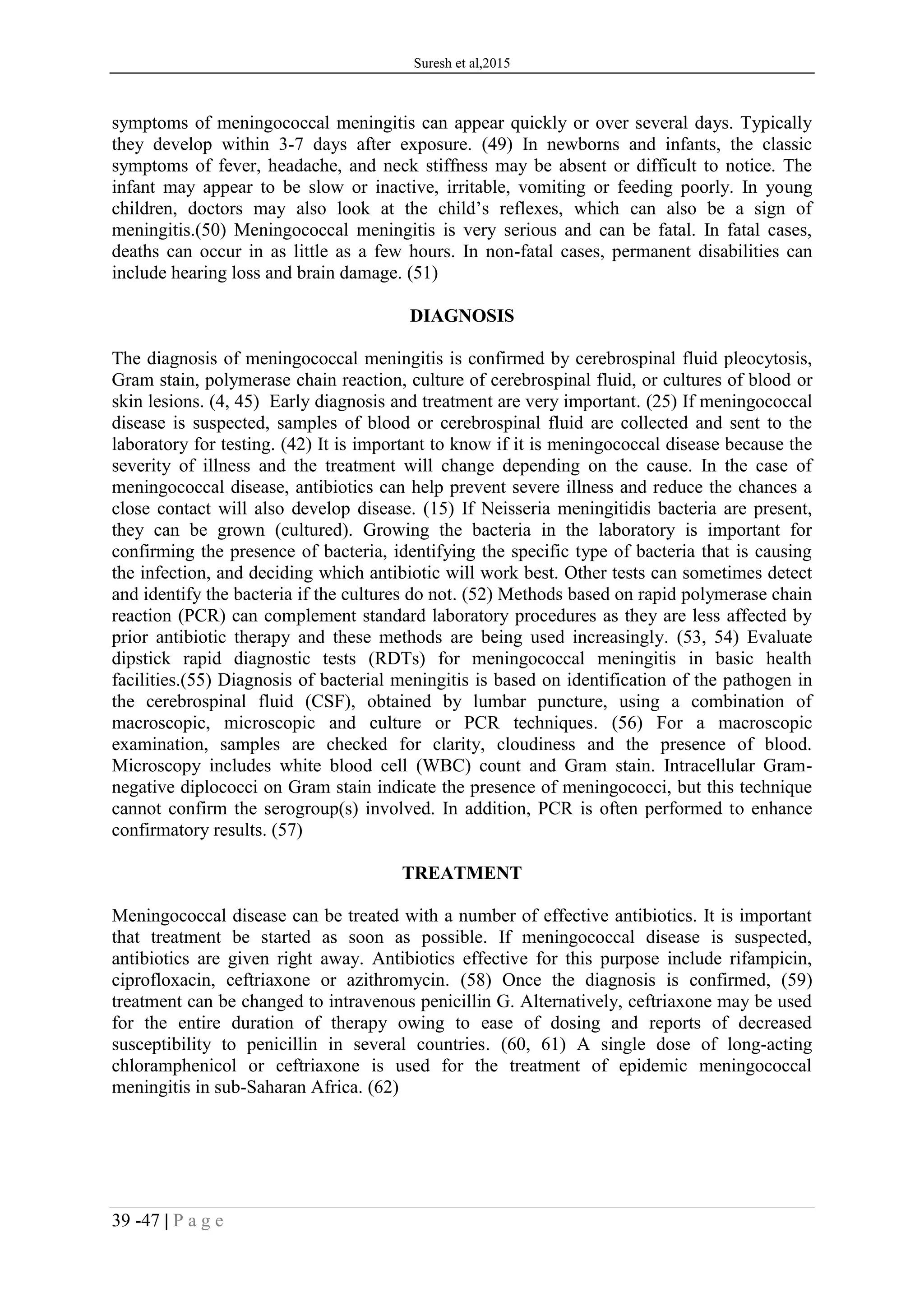 39. memingococcal meningitis | PDF