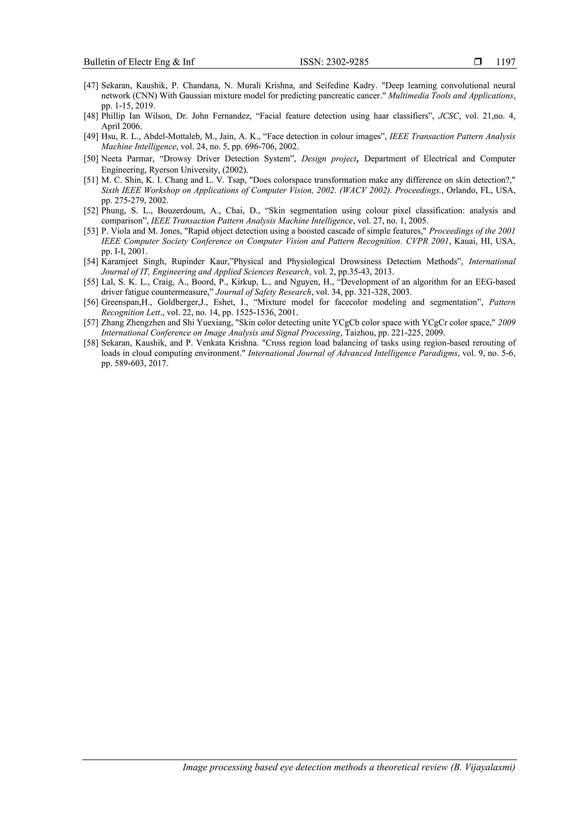 Image processing based eye detection methods a theoretical review | PDF | Eye and Vision ...