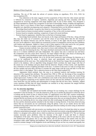 Image processing based eye detection methods a theoretical review | PDF