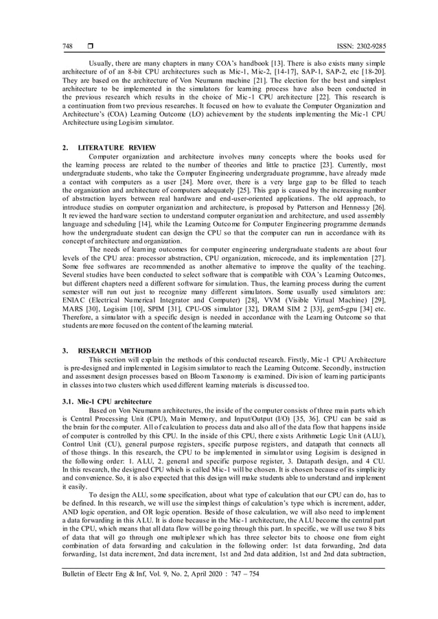 CPU implementation using only logisim simulator to achieve computer architecture learning ...