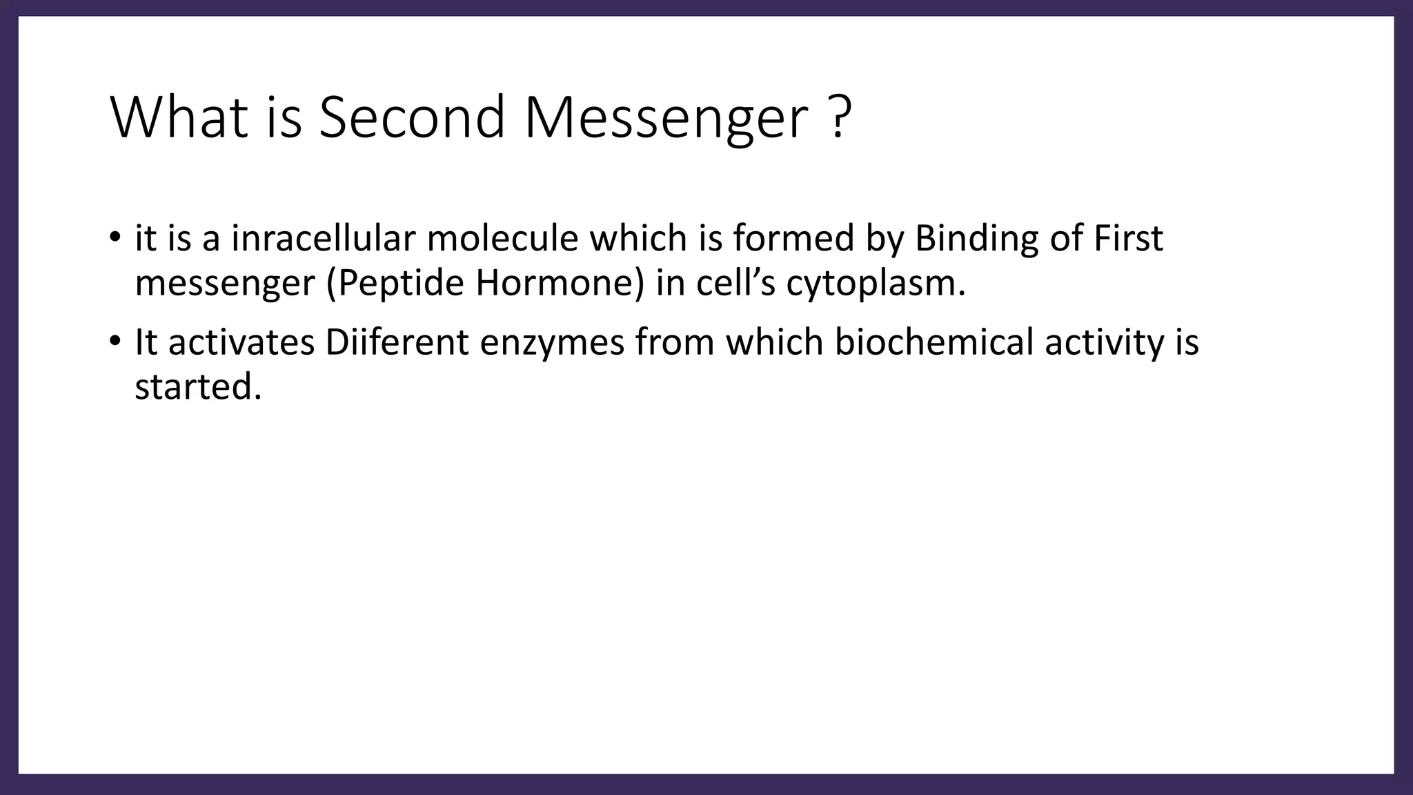 Mechanism of Peptide Hormone Action | PPTX