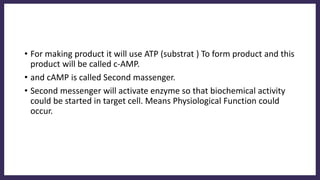 Mechanism of Peptide Hormone Action | PPTX