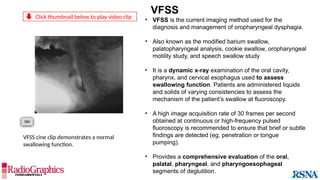videoflouroscopy radiographics RSNA..... | PPTX