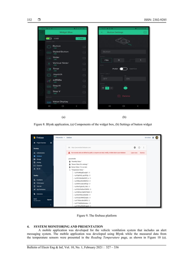 Implementation of vehicle ventilation system using NodeMCU ESP8266 for remote monitoring | PDF