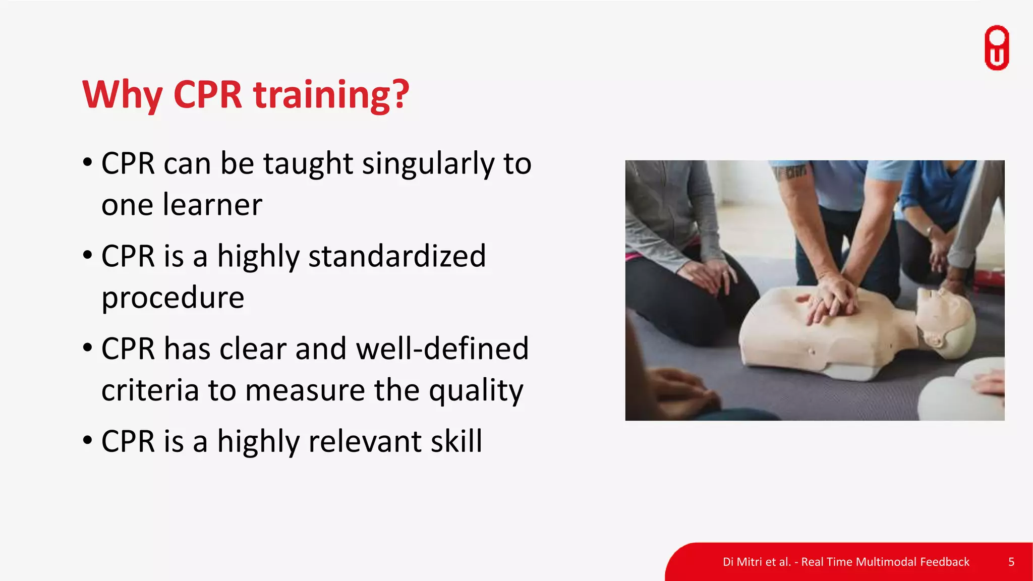 Real-time Multimodal Feedback with the CPR Tutor | PPTX