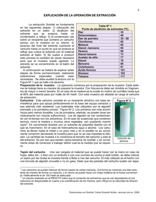 Extraccion equipo soxhlet | PDF