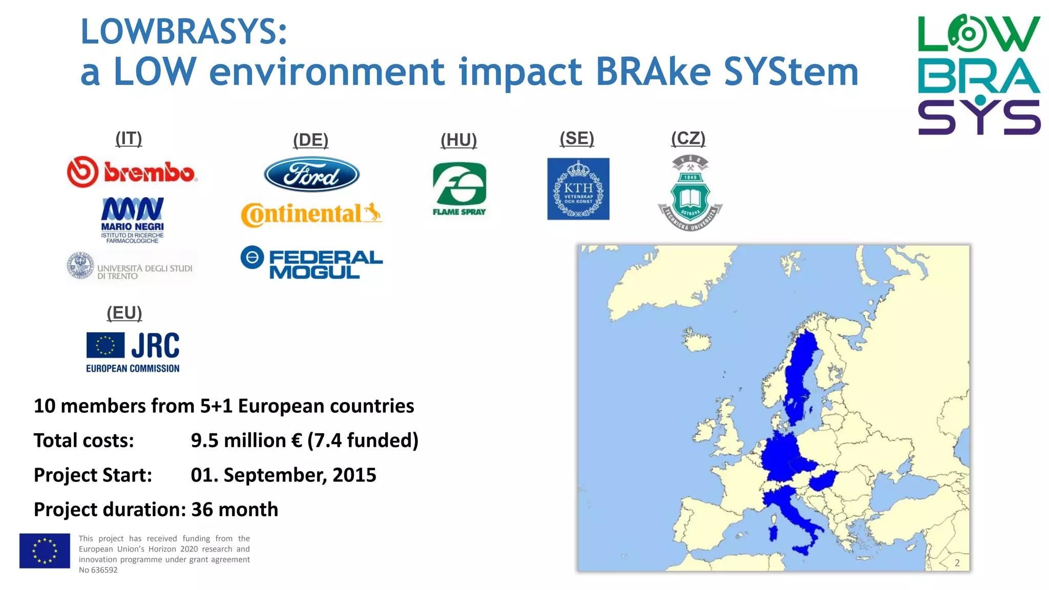 LOWBRASYS – a LOW environmental impact BRAke SYStem | PDF