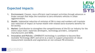 LOWBRASYS – a LOW environmental impact BRAke SYStem | PDF