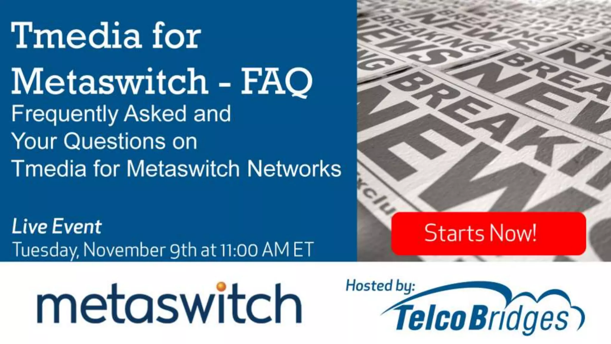Tmedia for Metaswitch - an FAQ Session | PPT