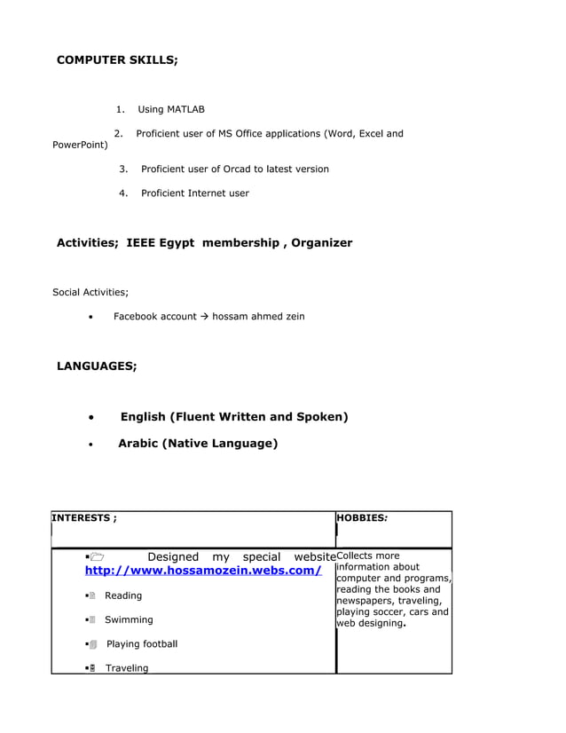 Hossam Ahmed Zein | PDF Hossam Ahmed Zein | PDF