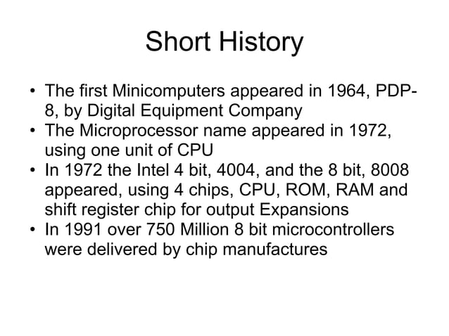 microprocessors | PPT
