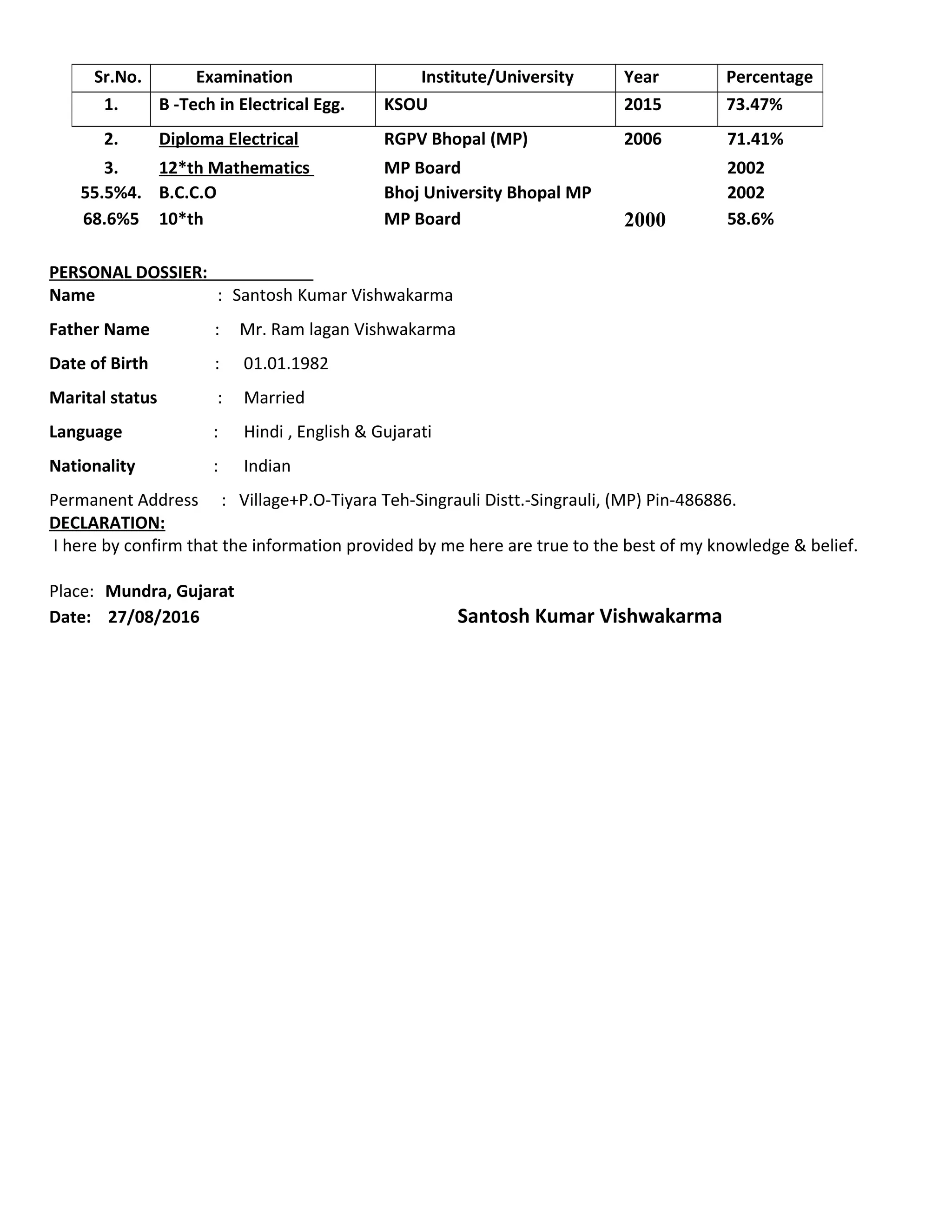 Resume | DOC