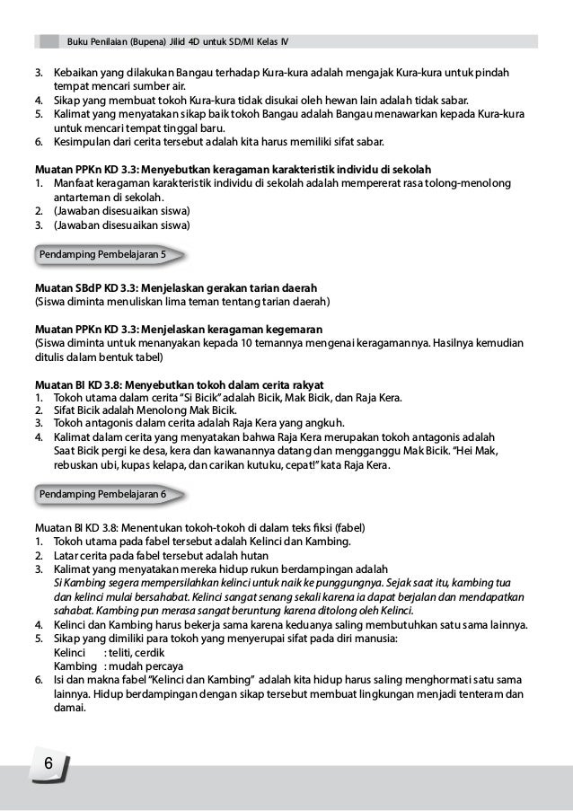 390422307 kunci-jawaban-bupena-4 d-k13-revisi-1-pdf | PDF