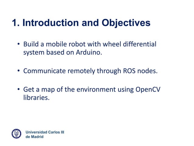 Mobile Robotics Teaching Using Arduino and ROS | PPT