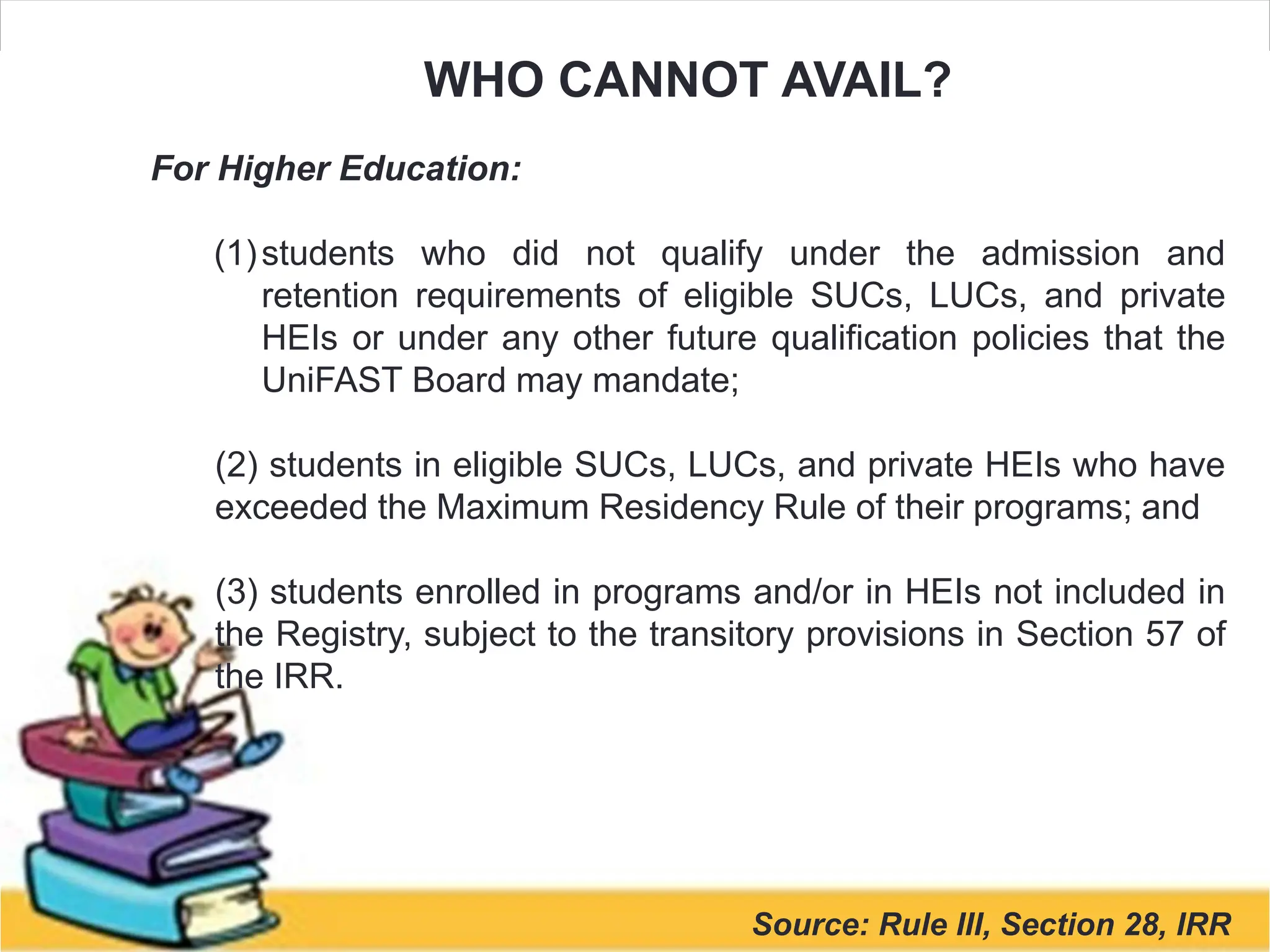 RA 10931 AND ITS IMPLEMENTING RULES AND REGULATIONS | PPTX