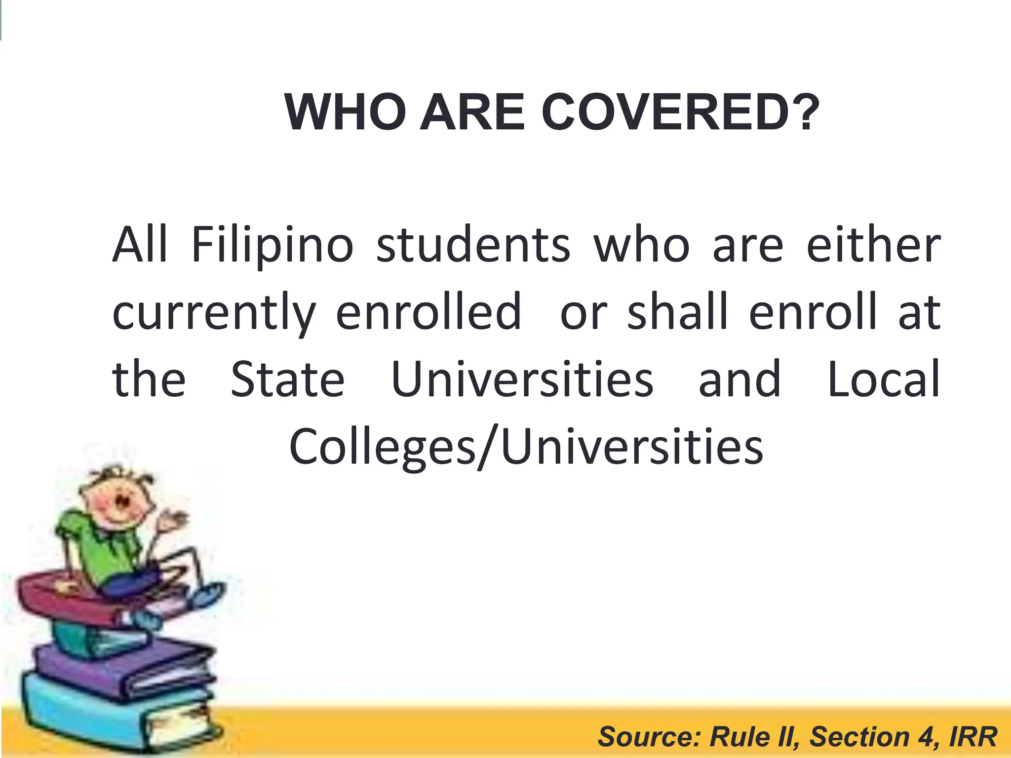 RA 10931 AND ITS IMPLEMENTING RULES AND REGULATIONS | PPTX