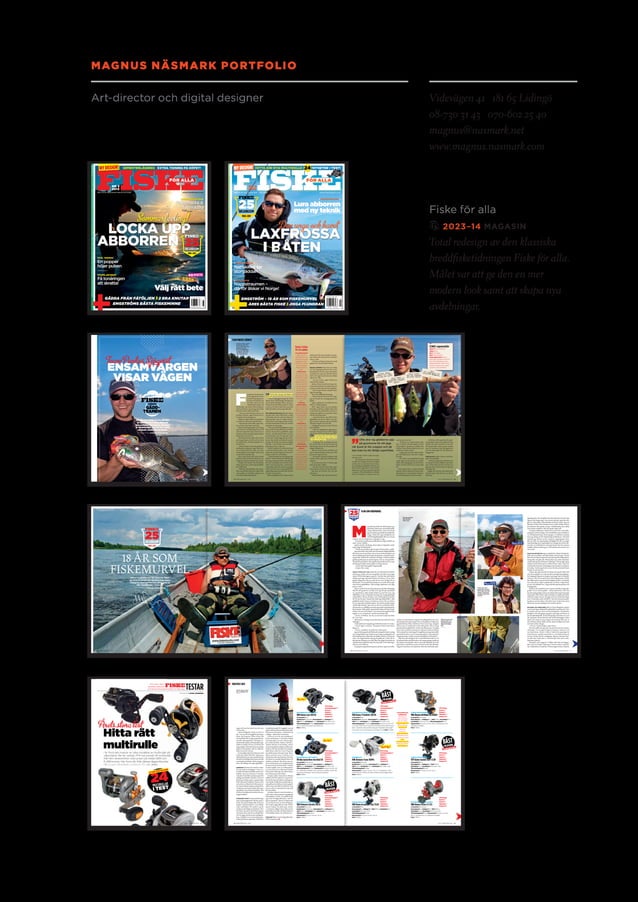 Magnus Näsmark CV 2016 Portfolio | PDF