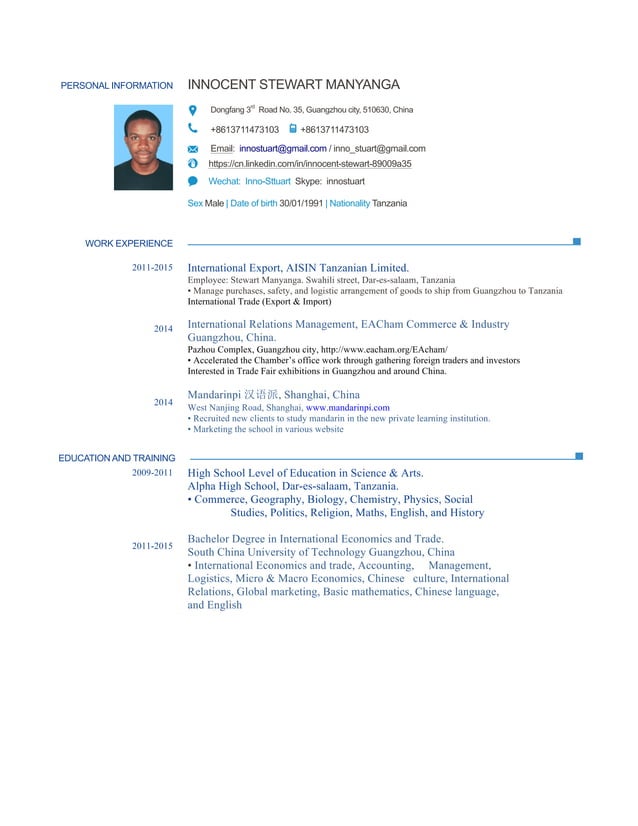 PERSONAL INFORMATION resume PDF | PDF | Technology & Computing